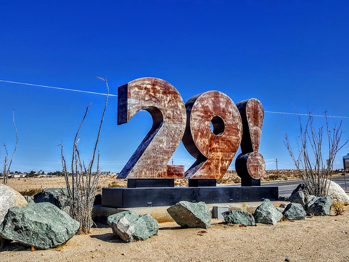 Desert murals tell stories better than any guidebook, capturing the spirit of pioneers who decided paradise didn't need an ocean.