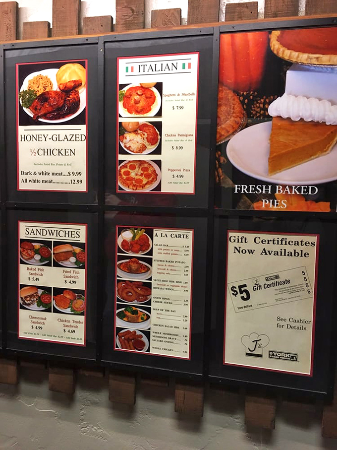 Visual menus make ordering easy&mdash;from honey-glazed chicken to fresh pies, every option looks absolutely irresistible here.
