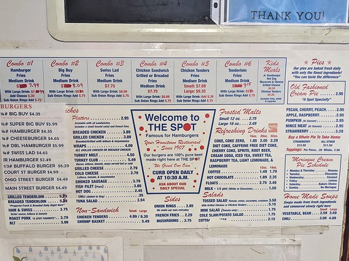 A menu that hasn't surrendered to food trends is something to celebrate. The Spot's offerings read like a greatest hits album of American classics.