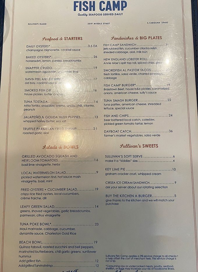 The menu reads like a love letter to the Atlantic, with treasures from fish and chips to oysters, proving that sometimes the hardest part of dining is deciding.