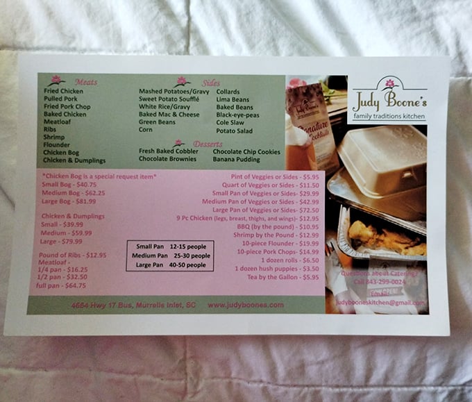 A menu that reads like a love letter to Southern cuisine. No molecular gastronomy here&mdash;just honest food that makes your soul do a happy dance.