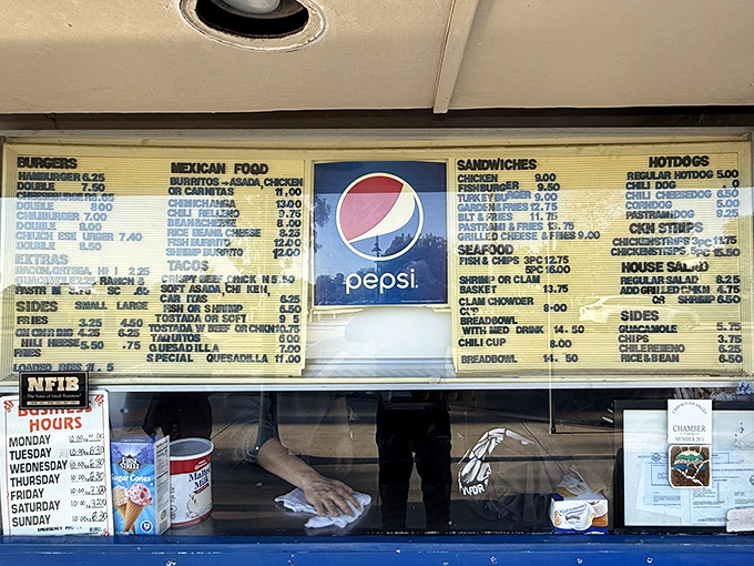 This menu board has witnessed more California food dreams than a Hollywood agent. The classics never needed reinvention.