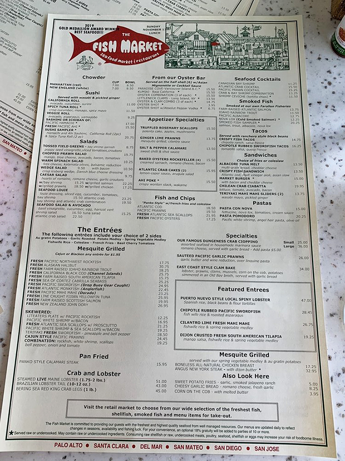 This menu isn't just a list&mdash;it's a maritime treasure map. The hardest journey here isn't finding the restaurant; it's deciding what to order.