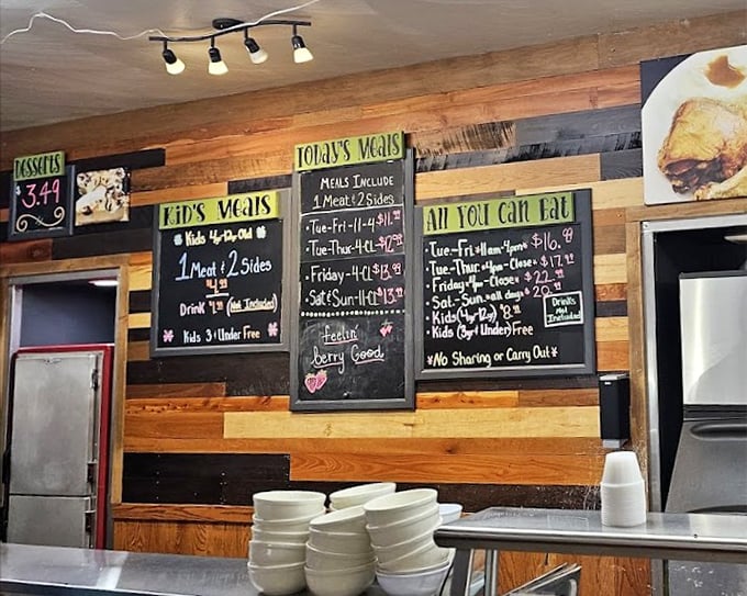 Chalkboard menus tell the real story&mdash;this is a place where "today's special" actually means something special today.