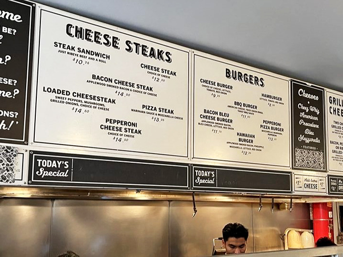 That menu board is like the Rosetta Stone of sandwich perfection. Choose wisely, though there are no wrong answers here.