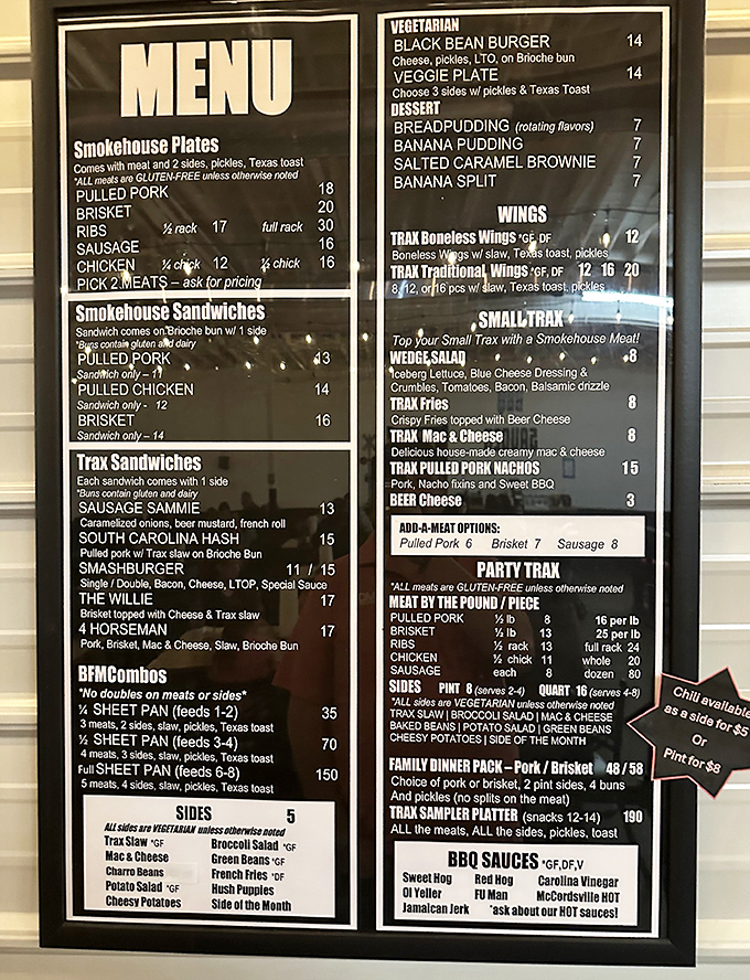 This menu isn't just a list of options&mdash;it's a roadmap to happiness. The "4 Horseman" sandwich might be the most delicious apocalypse ever conceived.