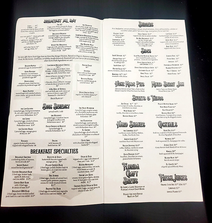 This menu reads like a love letter to breakfast lovers everywhere &ndash; pure culinary poetry in print.