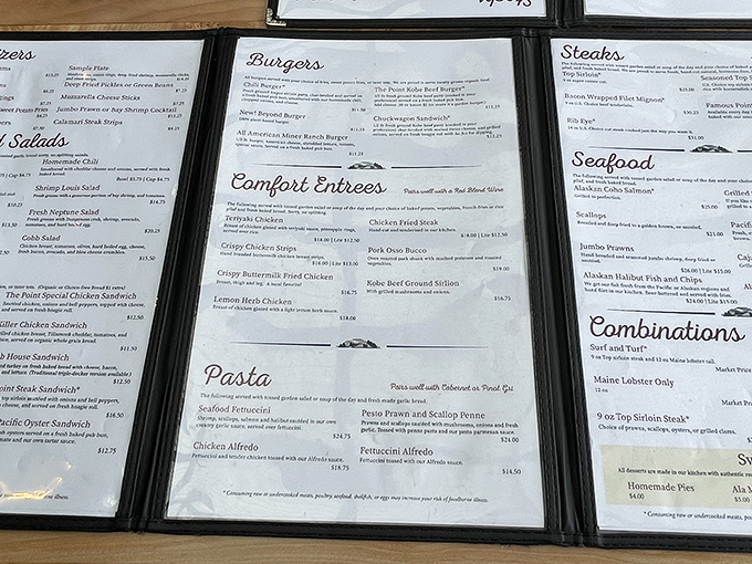 A menu that reads like a love letter to American comfort food. No molecular gastronomy here&mdash;just honest dishes that satisfy the soul.