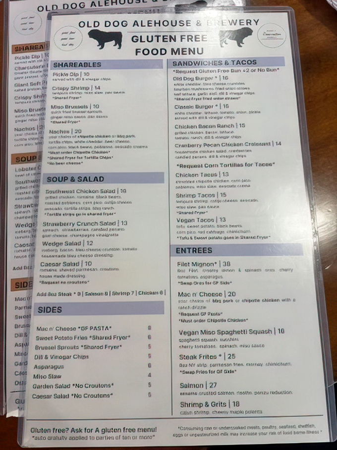 The menu doesn't just list food&mdash;it's a roadmap to happiness with "Eggcellent Breakfast" options that make decision-making the hardest part of your morning.