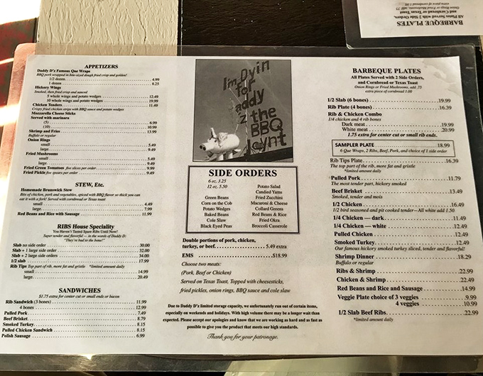 A menu that doesn't need pictures &ndash; just reading the descriptions is enough to make your mouth water uncontrollably.