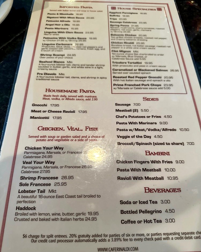 The menu reads like a love letter to Italian cuisine &ndash; each dish a promise of comfort wrapped in tradition and served with Pennsylvania hospitality. 