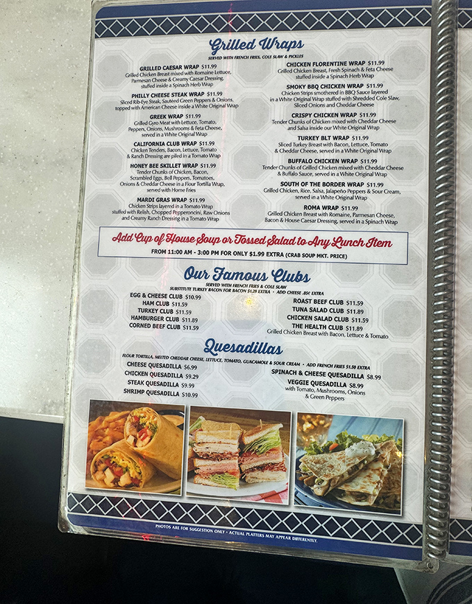 This isn't just a menu &ndash; it's a roadmap to happiness, featuring wraps that redefine portable perfection.