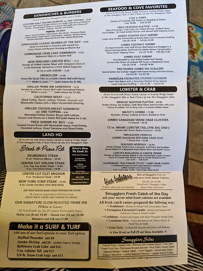 A menu that reads like a love letter to the ocean. Choosing just one item might be the hardest decision you'll make all week.