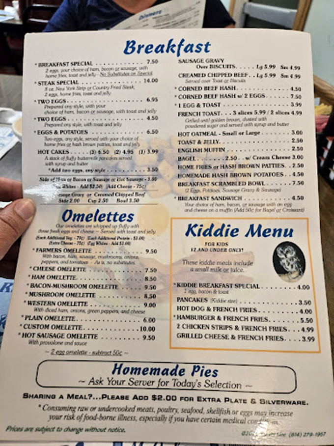 This menu isn't trying to impress food critics—it's aiming straight for your heart with classics that have stood the test of time.