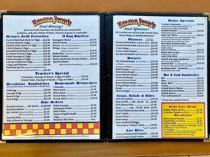 A menu that doesn't need fancy fonts or pretentious descriptions&mdash;just honest food that's been satisfying hungry travelers since before Instagram made food famous.