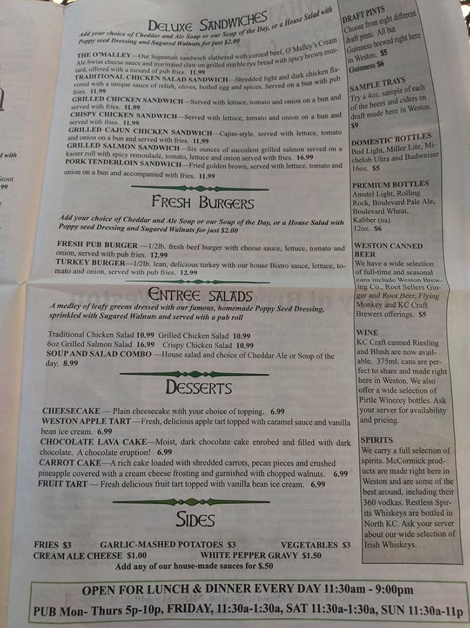 A menu that reads like a safari itinerary. From Wild Game Sampler to "Better-than-Sliced-Bread" Bread Pudding, indecision has never been so delicious.