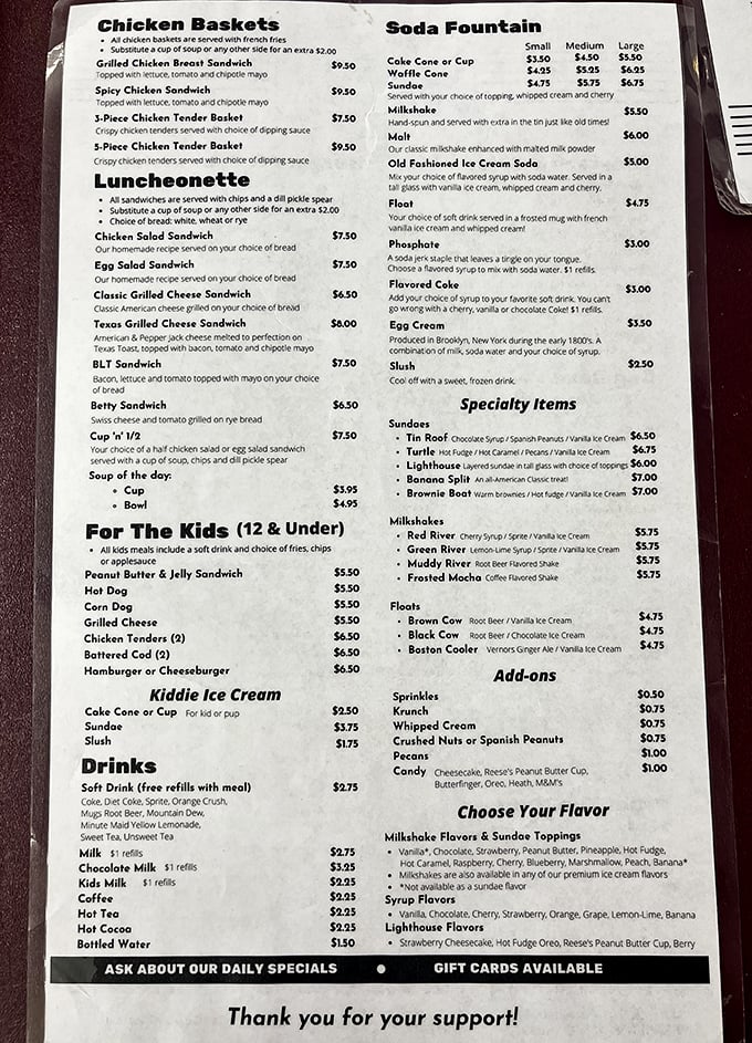 Every menu item tells a story of comfort food done right the old-fashioned way.