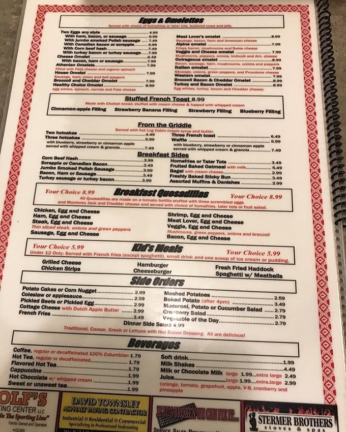 This menu isn't just a list of food&mdash;it's a roadmap to happiness. The breakfast quesadillas alone might be worth changing your morning commute.