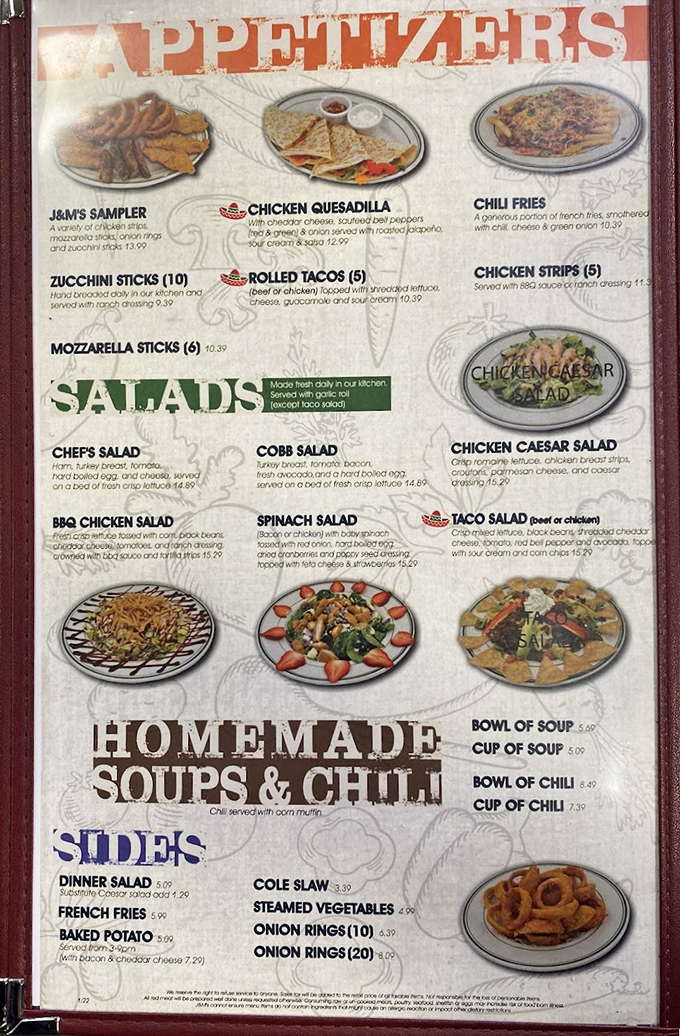 A menu that doesn't need fancy fonts to impress—just honest descriptions of dishes that have earned their place in the culinary hall of fame.