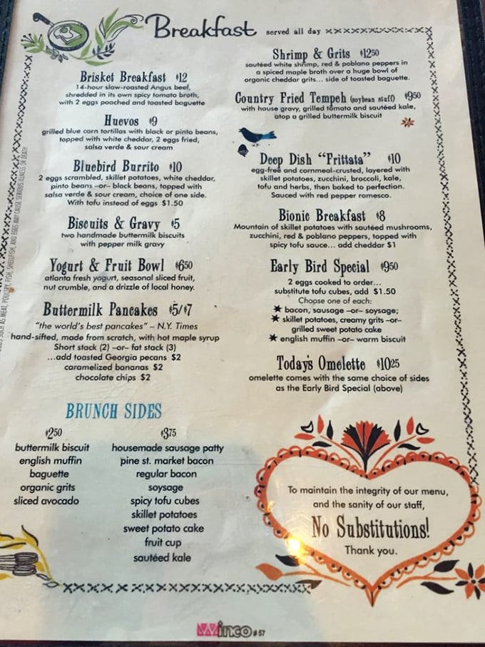 A menu that reads like Southern comfort food poetry, with shrimp and grits as the headlining act.