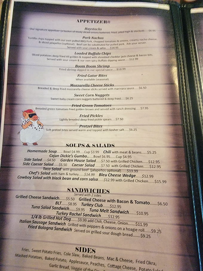 A menu that doesn't need fancy fonts or pretentious descriptions&mdash;just honest food that makes decision-making deliciously difficult.