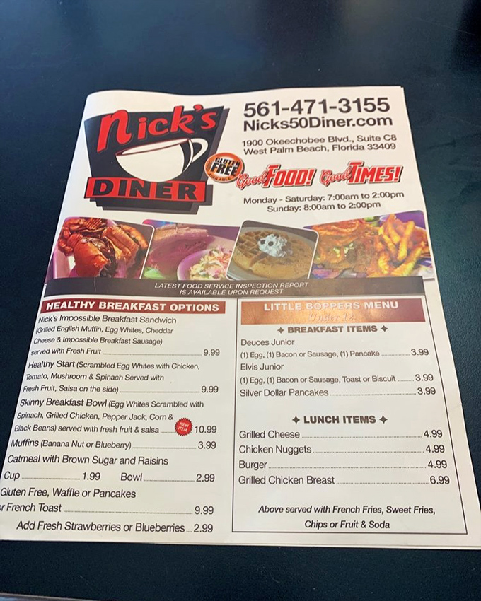 A menu that reads like a love letter to everything your doctor told you to avoid.