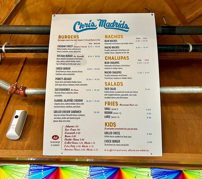 The menu board – a roadmap to happiness where every choice leads to delicious satisfaction.