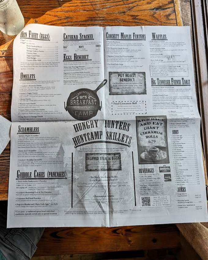 Reading this menu is like planning an expedition &ndash; you'll need strategy, courage, and possibly an extra notch in your belt for the journey ahead.