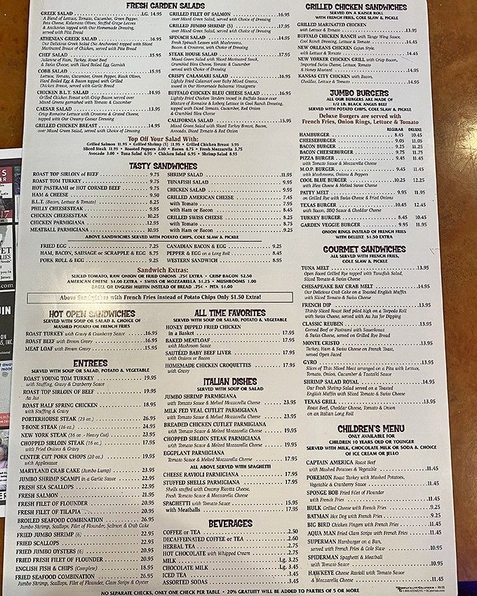 The menu at Brandywine Diner reads like a novel where every chapter ends with "and then they were deliciously full." Adventure awaits between these laminated pages.