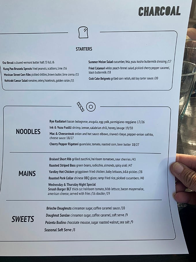 This isn't just a menu&mdash;it's a roadmap to happiness. Each description reads like poetry that happens to make you extremely hungry.
