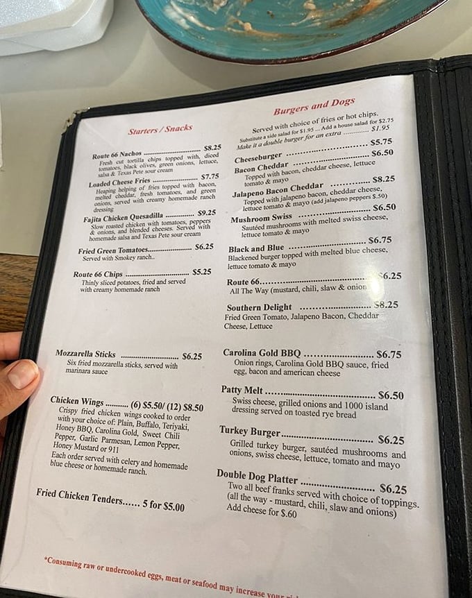 This menu isn't just a list of options &ndash; it's a roadmap to breakfast nirvana with hashes, tacos, and Clara Cakes that inspire devotion.