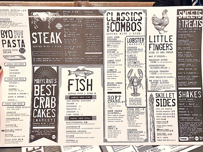 When a menu boldly declares "Maryland's Best Crab Cakes," you know they're not messing around with half-measures.