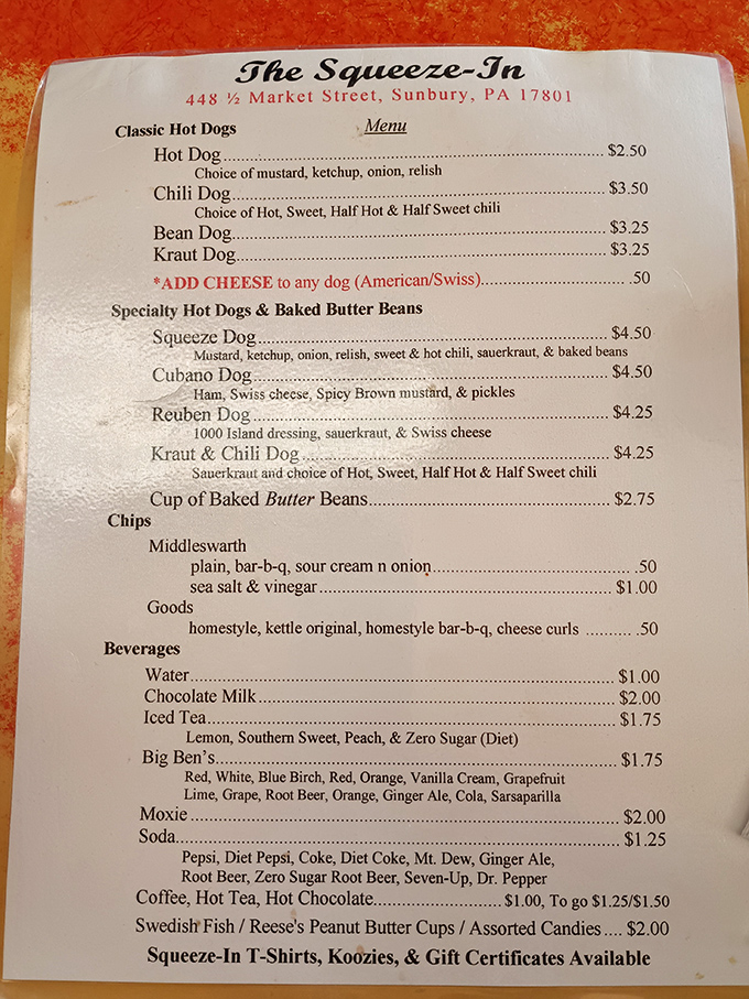 A menu so straightforward it feels like a rebellion against overcomplicated dining. These are the decisions that matter in life.