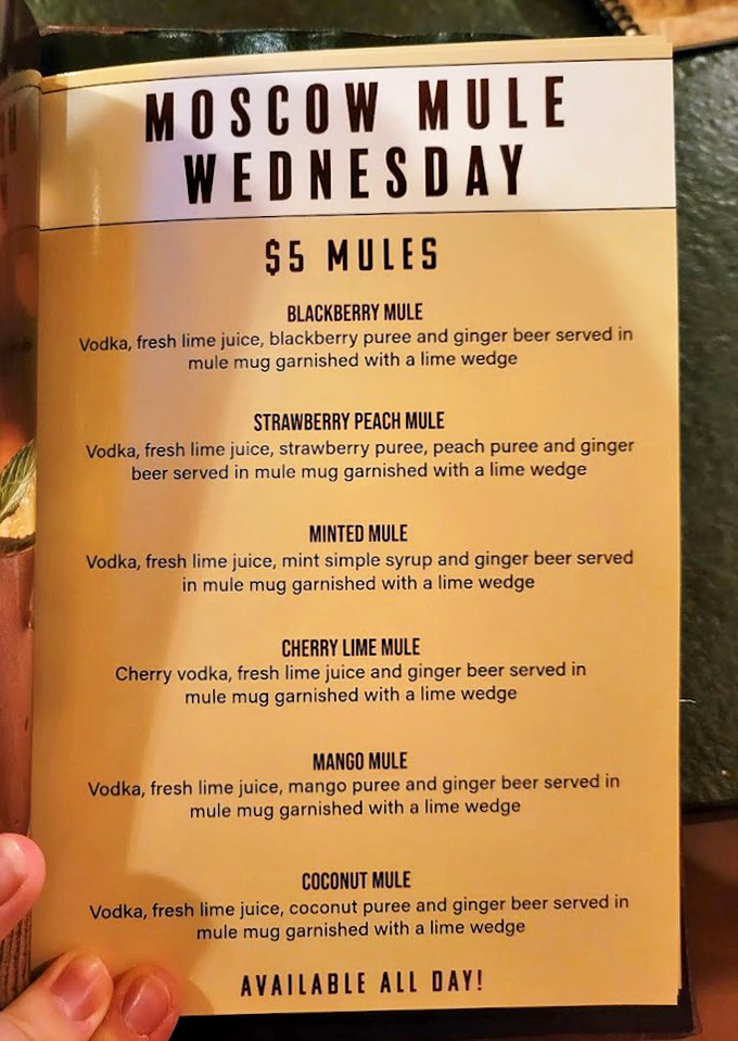 Moscow Mule Wednesday? More like Moscow Mule Any-day when the flavor combinations read like a fruity, boozy treasure map.