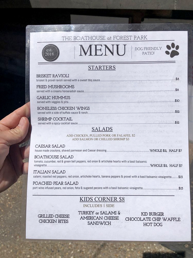 A menu that reads like a love letter to comfort food, with enough variety to please both the adventurous eater and the "I know what I like" diner.