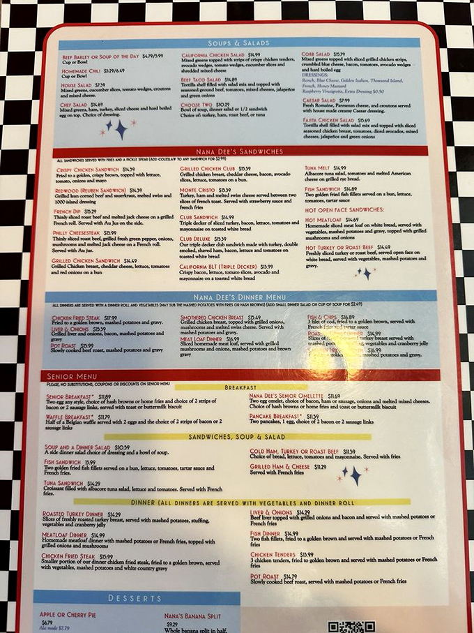 The menu at Nana Dee's reads like a love letter to comfort food classics, with enough options to satisfy both your hunger and your nostalgia.