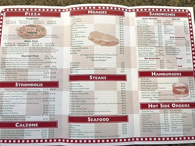 This menu isn't just a list of food&mdash;it's a roadmap to happiness. From Neapolitan pies to loaded strombolis, decision paralysis has never been so delicious.