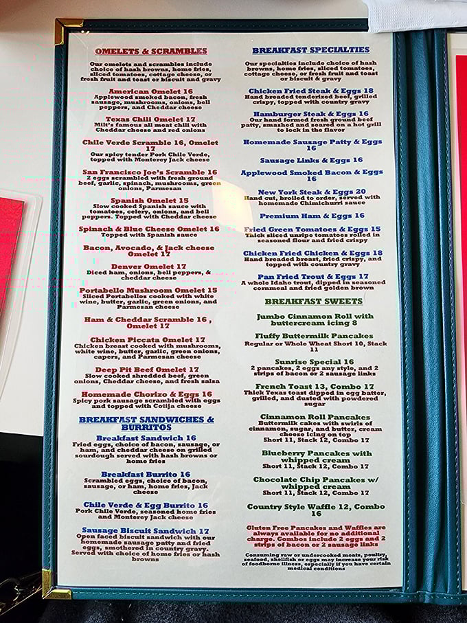 A menu that doesn't need fancy fonts or pretentious descriptions&mdash;just honest food that speaks for itself.