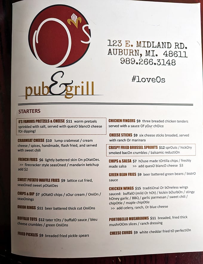 This menu isn't just a list of food &ndash; it's a roadmap to happiness. Each item promises a delicious detour from your diet plans.