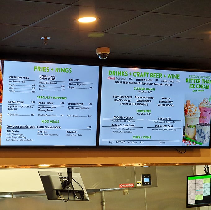 When the menu board looks this appetizing, decision-making becomes deliciously difficult for even seasoned diners.
