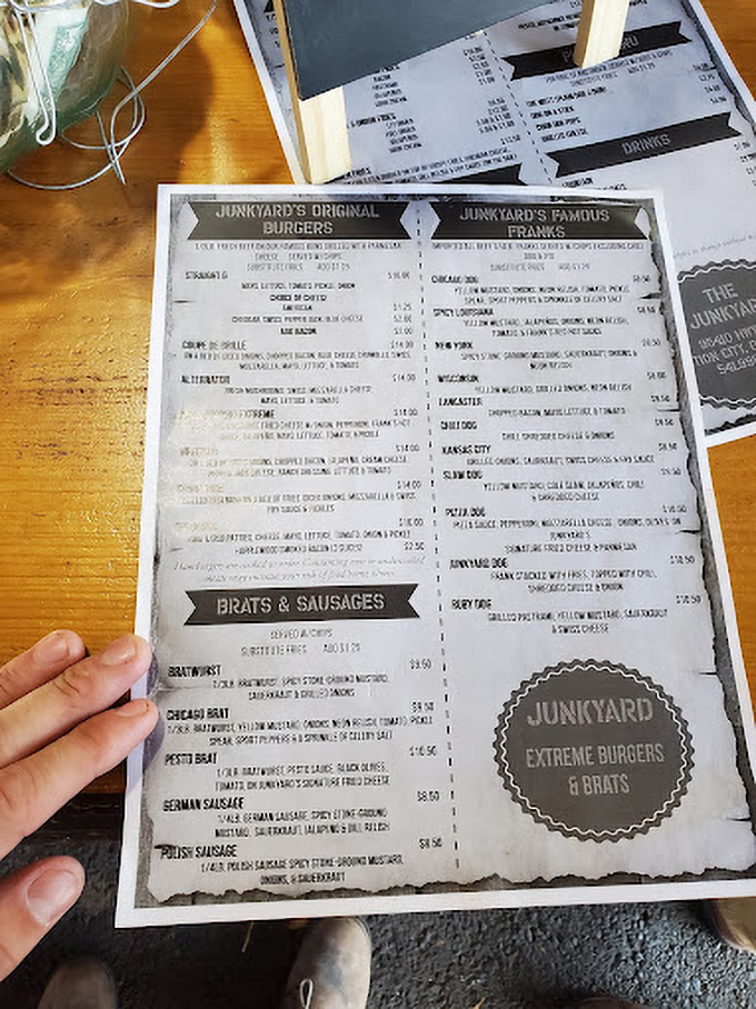 This menu isn't just a list&mdash;it's a roadmap to flavor country. Choose your adventure wisely, fellow food travelers.