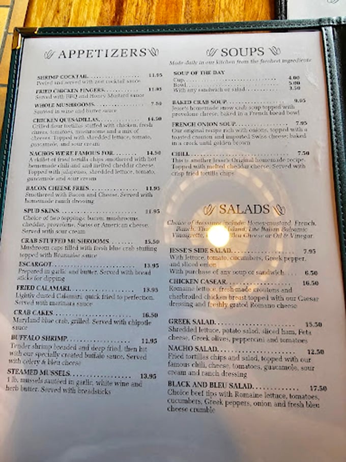 A menu that doesn't need QR codes or fancy fonts&mdash;just straightforward promises of deliciousness that have kept customers returning for decades.