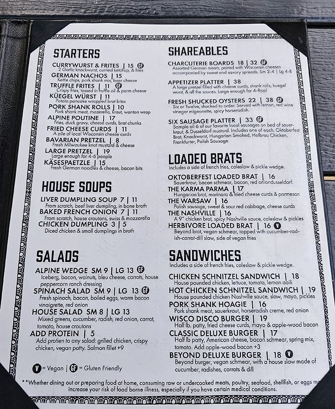 The menu reads like a love letter to carbohydrates &ndash; and honestly, who are we to argue?