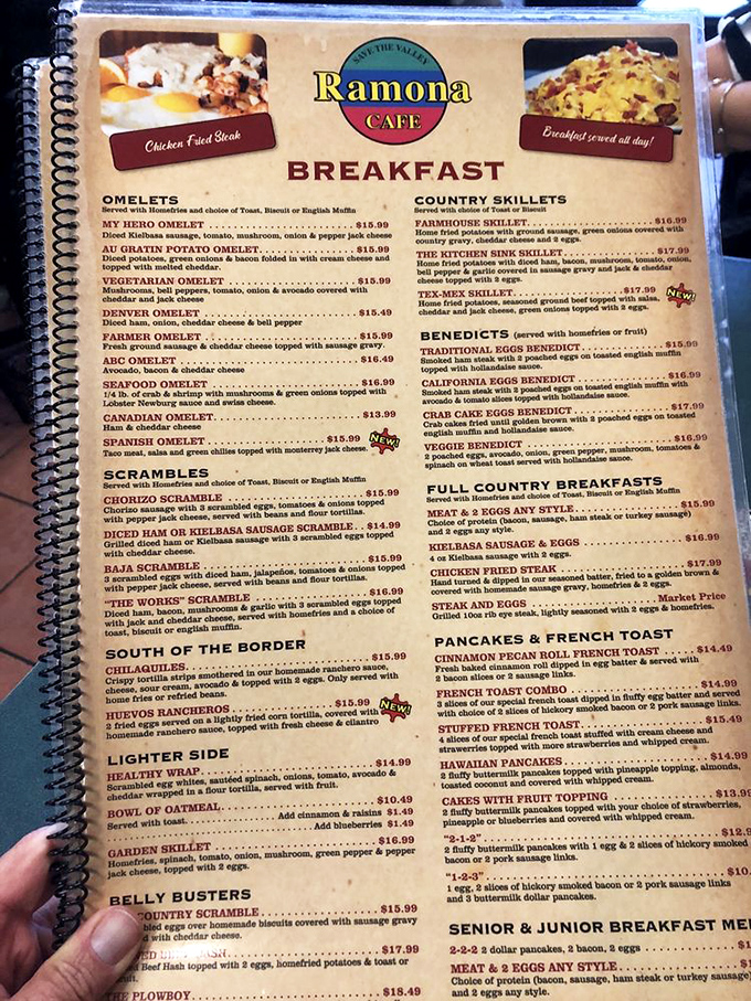 A menu that doesn't just list food but narrates possibilities. Each item promises a story that ends with a satisfied sigh.