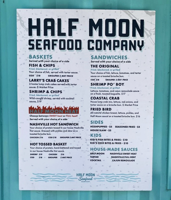 A menu that cuts right to the chase: spectacular seafood without pretension. Larry's Crab Cakes are calling my name!