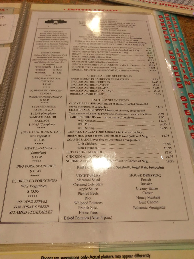 This menu isn't just extensive—it's a novel with nothing but happy endings. From breakfast classics to Mediterranean masterpieces.