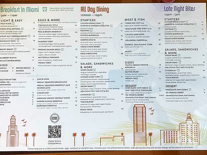 This menu reads like a love letter to your taste buds, with options spanning sunrise to sunset.