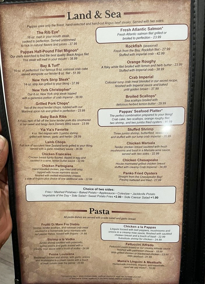 When a menu promises "Land & Sea," you know someone understands that life's too short for choosing sides.