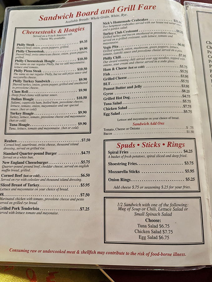 That menu reads like a love letter to your cholesterol levels&mdash;and you're ready to commit.