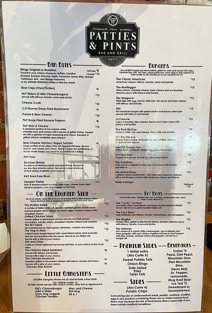 This isn't just a menu&mdash;it's a roadmap to happiness. The "Hangover" burger alone is worth the drive from anywhere in Ohio. 